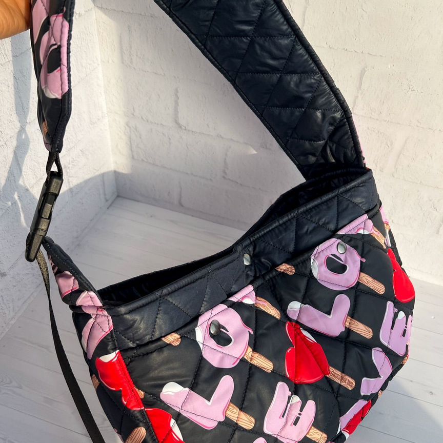 Слинг сумка для собак moschino