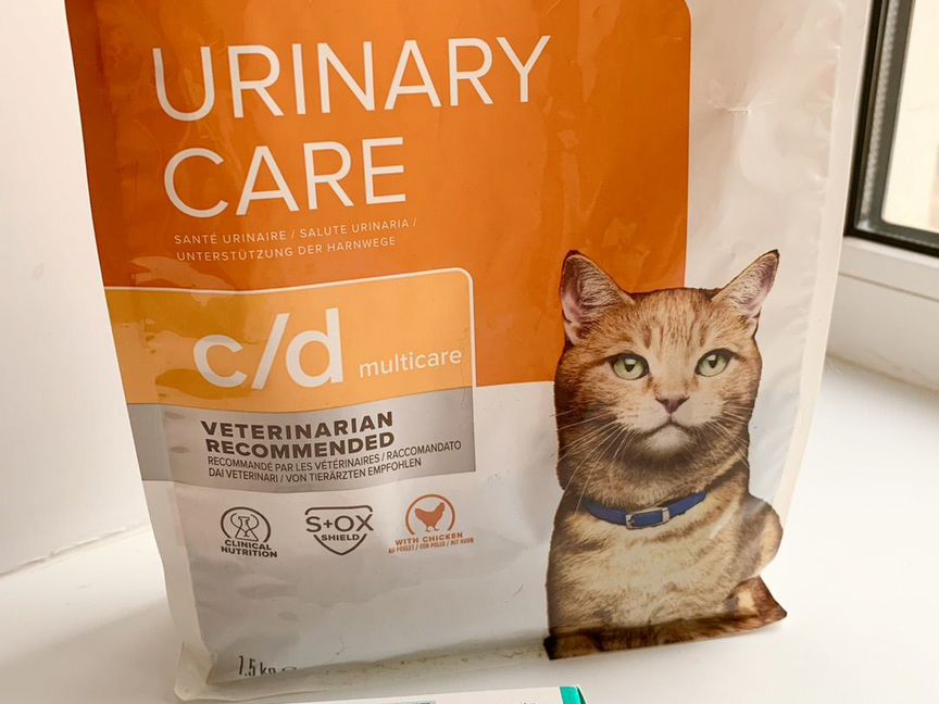 Корм Hill's urinary c/d, зубная паста Virbac