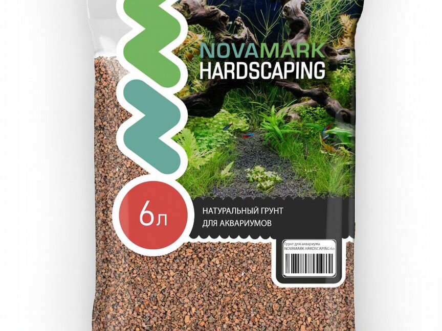 Грунт для аквариума novamark hardscaping Лавовая