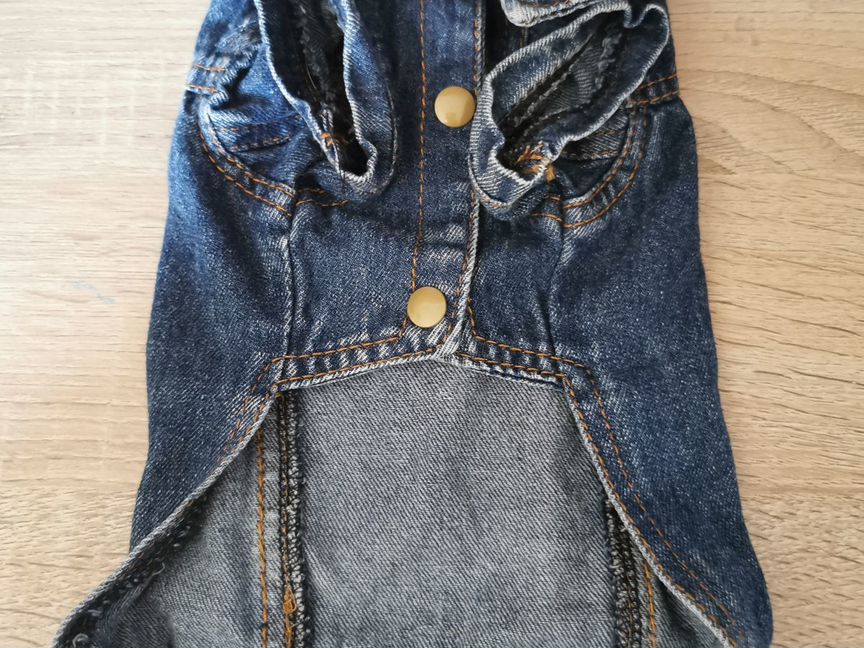 Курточка джинсовая для собачки/кошки размер М