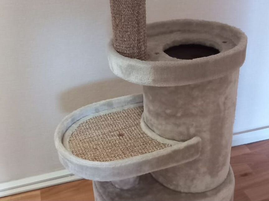 Домик, лежанка, игровая стойка для кошки