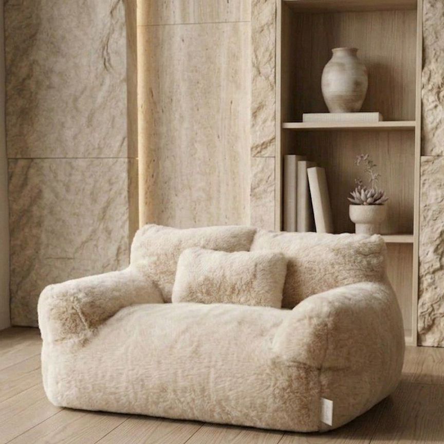 Лежанка диван плюшевая 55*38