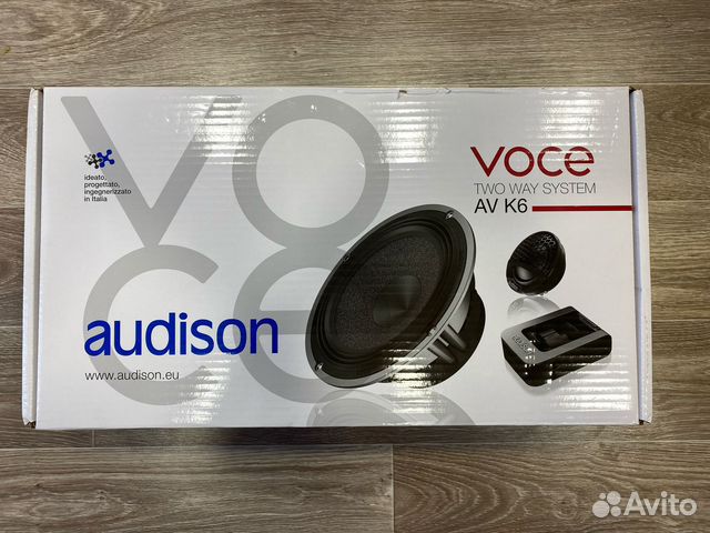 Двухкомпонентная аккустика Audison Voce AV K6 купить в Челябинске | Авито