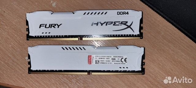 Оперативная память Ddr4 16gb Kit Kingston белая купить в Новокузнецке Электроника Авито