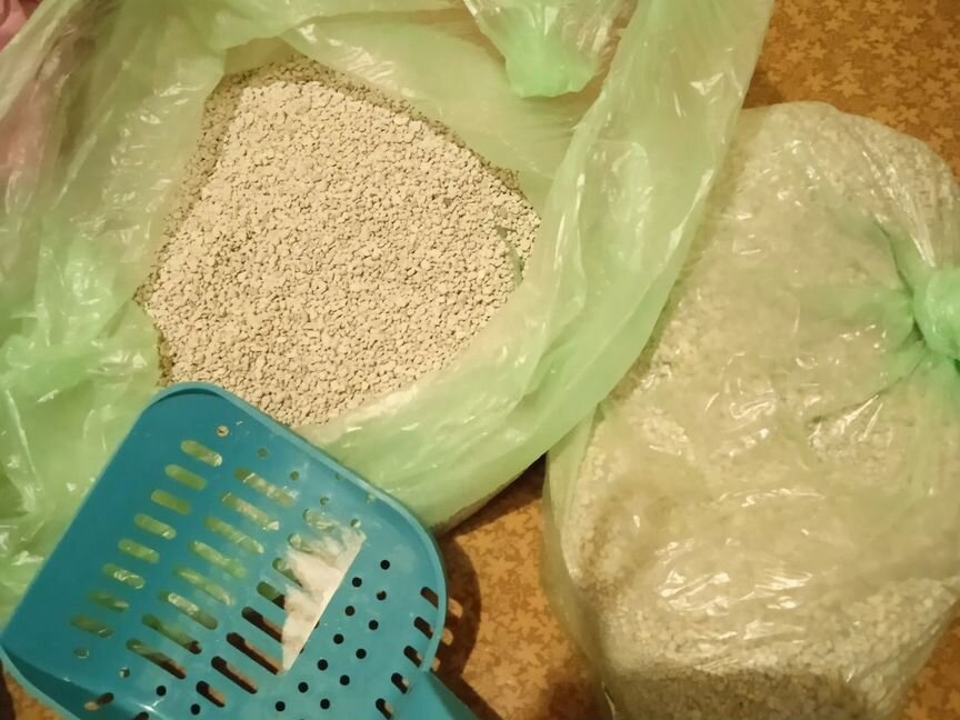 Наполнитель для кошачьего туалета комкующийся