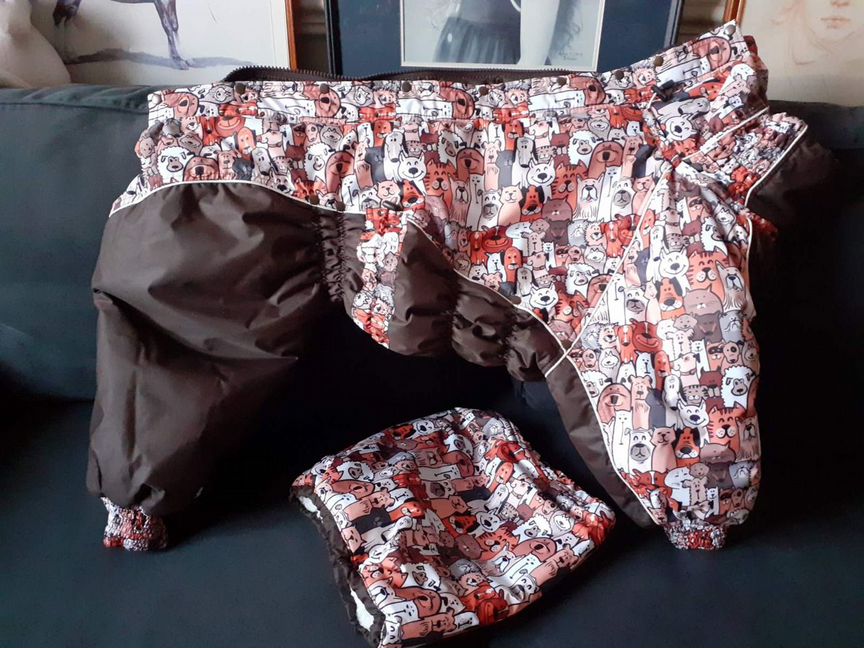 Комбинезон зимний для собаки (суки) крупной породы