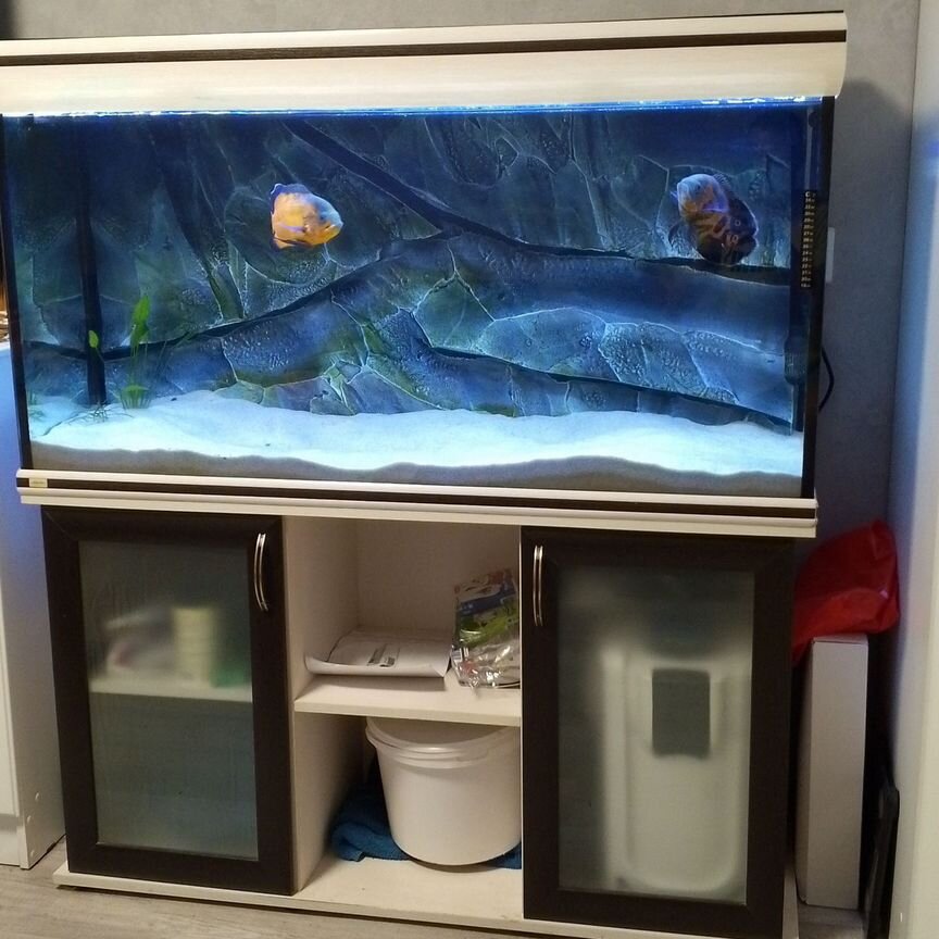 Аквариум 350литров с фильтром 2000l /h