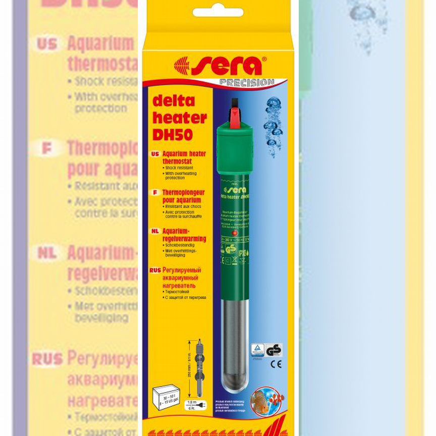 Sera - Delta Heater DH 50 вт нагреватель для аквар