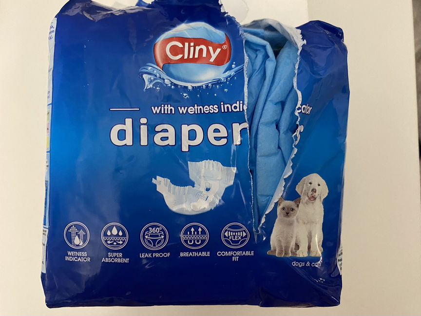 Cliny подгузники для собак