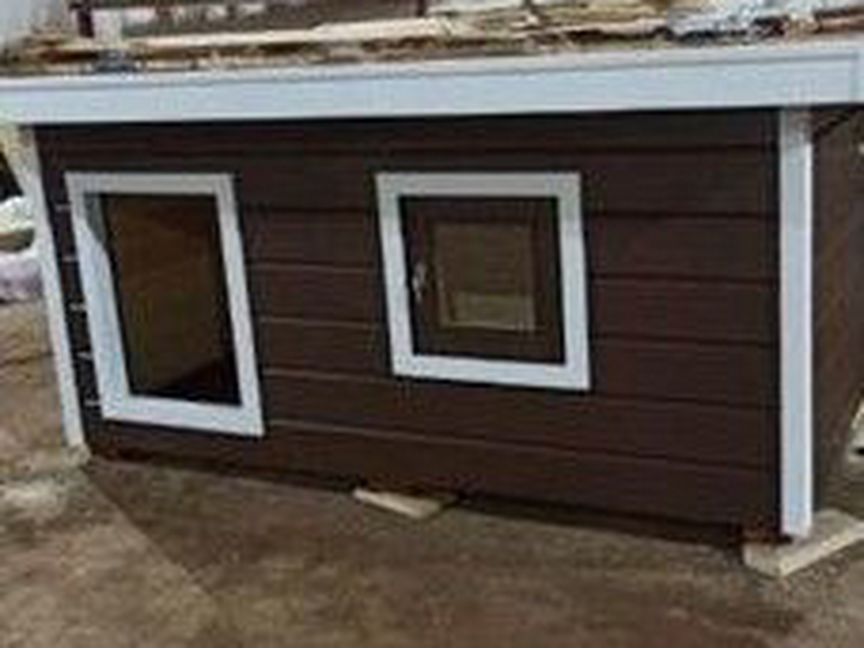 Будка для большой собаки утепленная