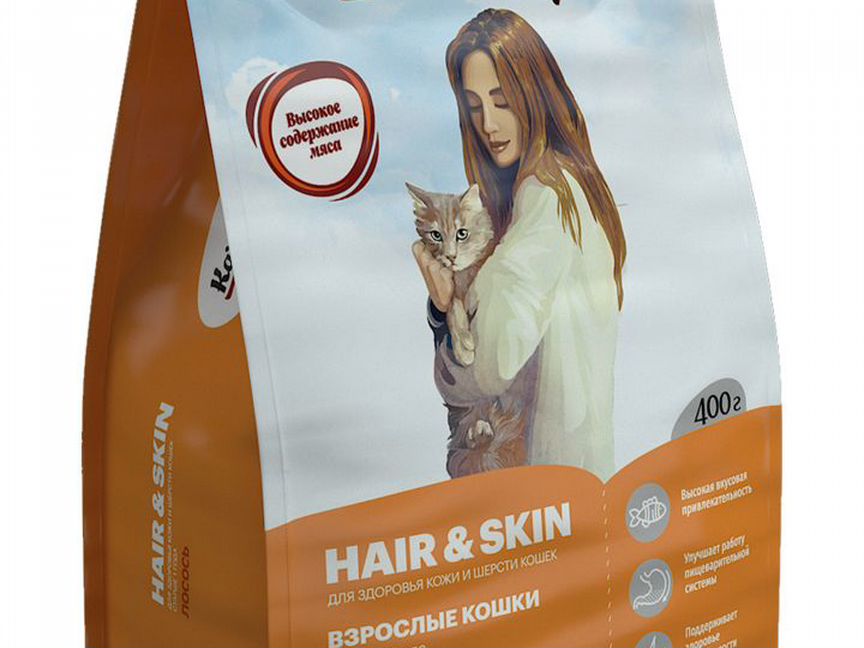 Сухой корм Karmy Hair&Skin (лосось)
