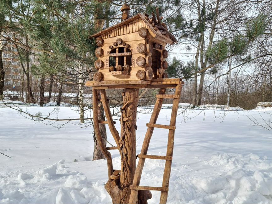 Кормушка для белок и птиц "Грибная"