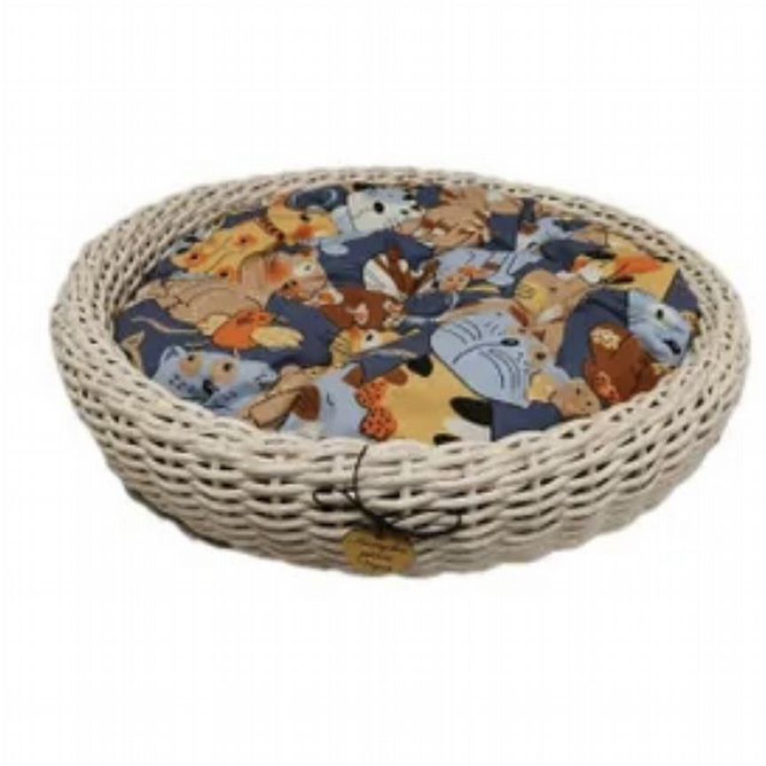 Лежанка для животных из эко ротанга