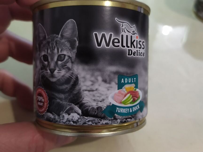 Влажный корм для кошек Wellkiss Delice