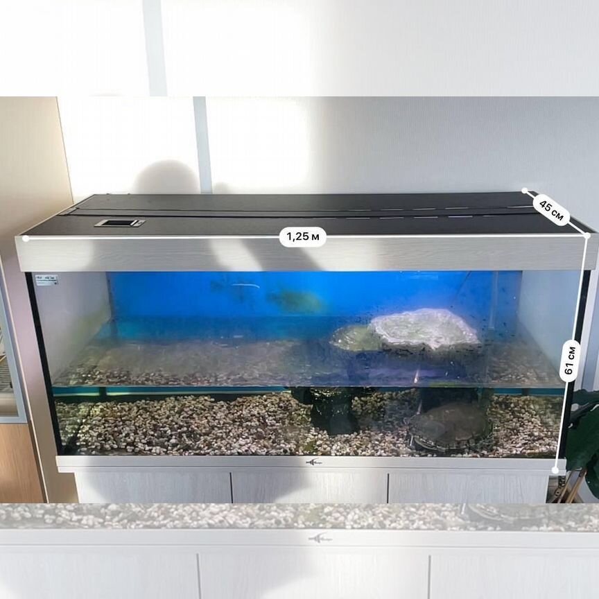 Аквариум 280 литров с тумбой