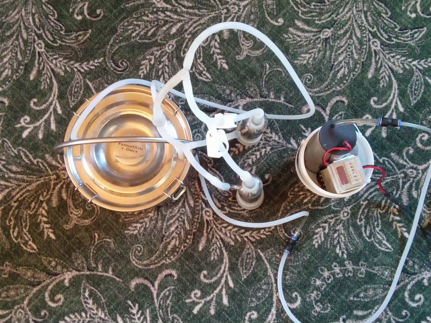 Доильный аппарат для коз