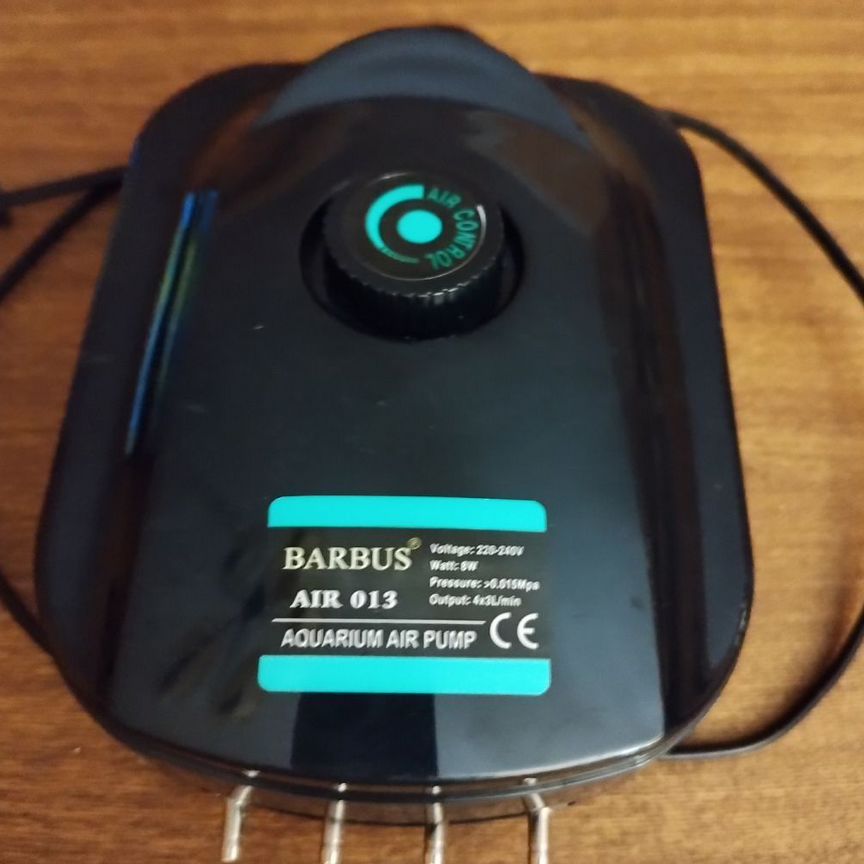 Компрессор воздушный barbus для аквариума