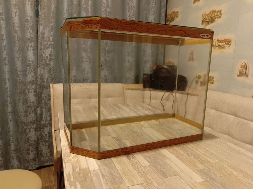 Аквариум 55л с двойной крышкой