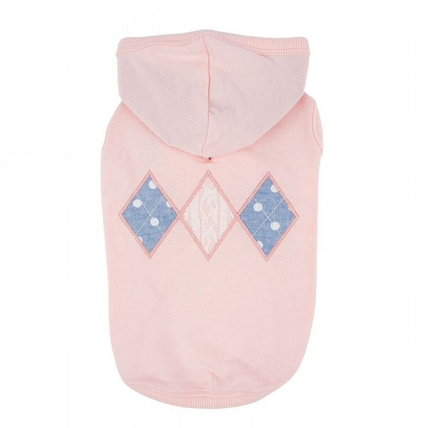 Pinkaholic футболка с капюшоном и ромбами