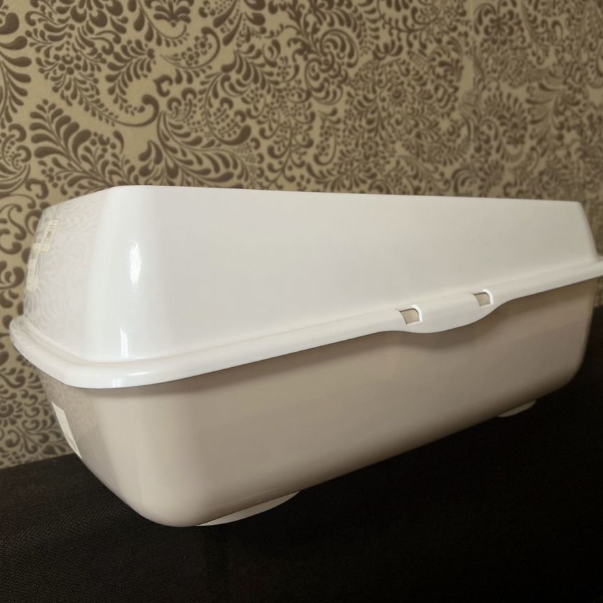 Лоток с высокими бортами для кошек