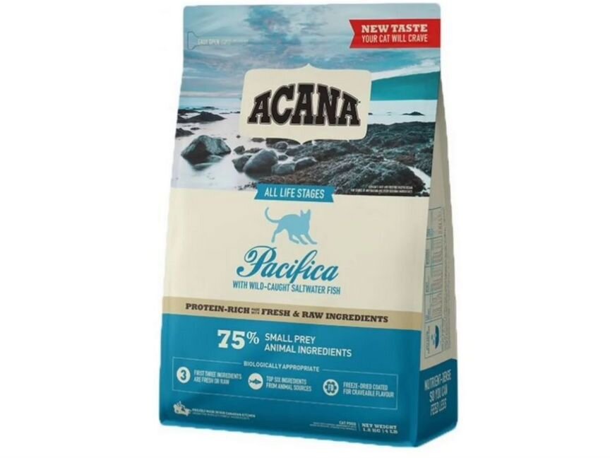 Сухой корм для кошек Acana Pacifica, 4,5 кг