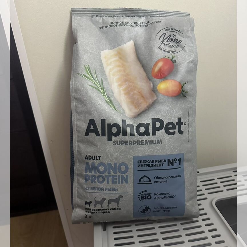 Корм для собак AlphaPet Superpremium 3кг