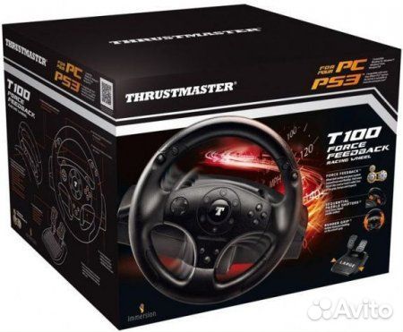 Игровой руль thrustmaster t100 купить в Санкт-Петербурге с доставкой ...