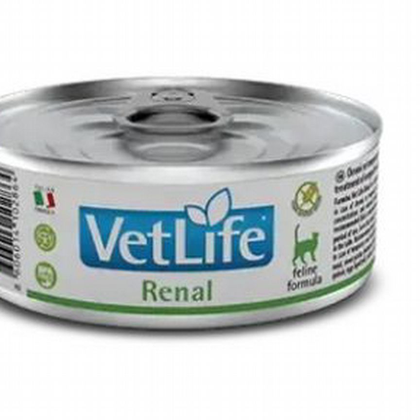 Фармина Ренал для кошек при хпн, банка 85 г