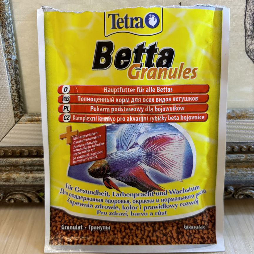 Корм для рыбок tetra betta