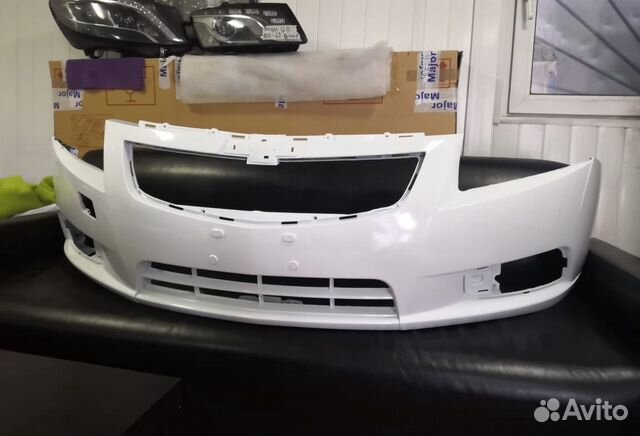 Бампер передний Chevrolet Cruze белый Россия купить в Москве Бампер НН ...