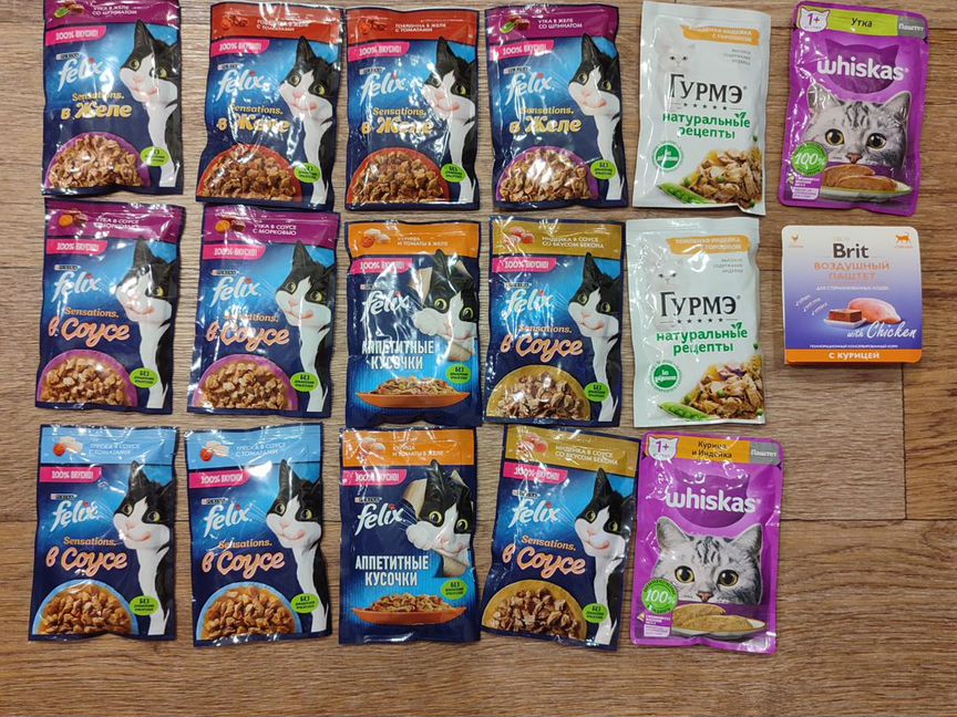 Корм для кошек (плюс наполнитель) (набор)