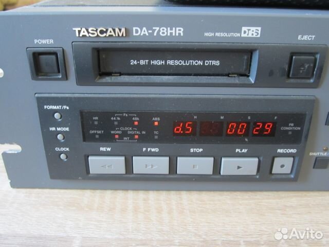 Цифровой 8-ми канальный магнитофон Tascam DA-78HR купить в Москве ...