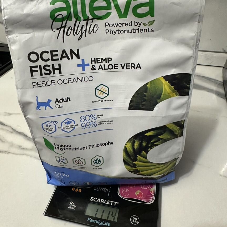 Alleva для кошек ocaen fish