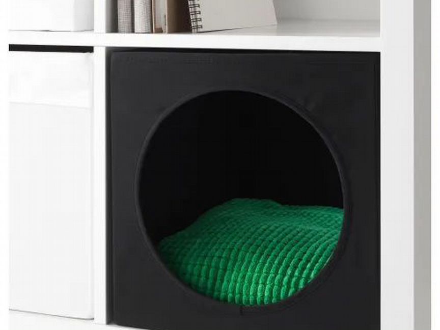 Lurvig Лурвиг домик для кошки в стеллаж IKEA икеа