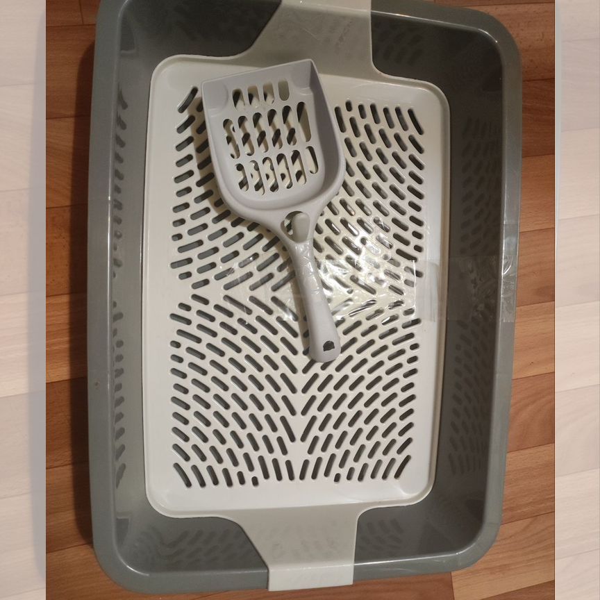 Лоток,сетка и совок. Комплект