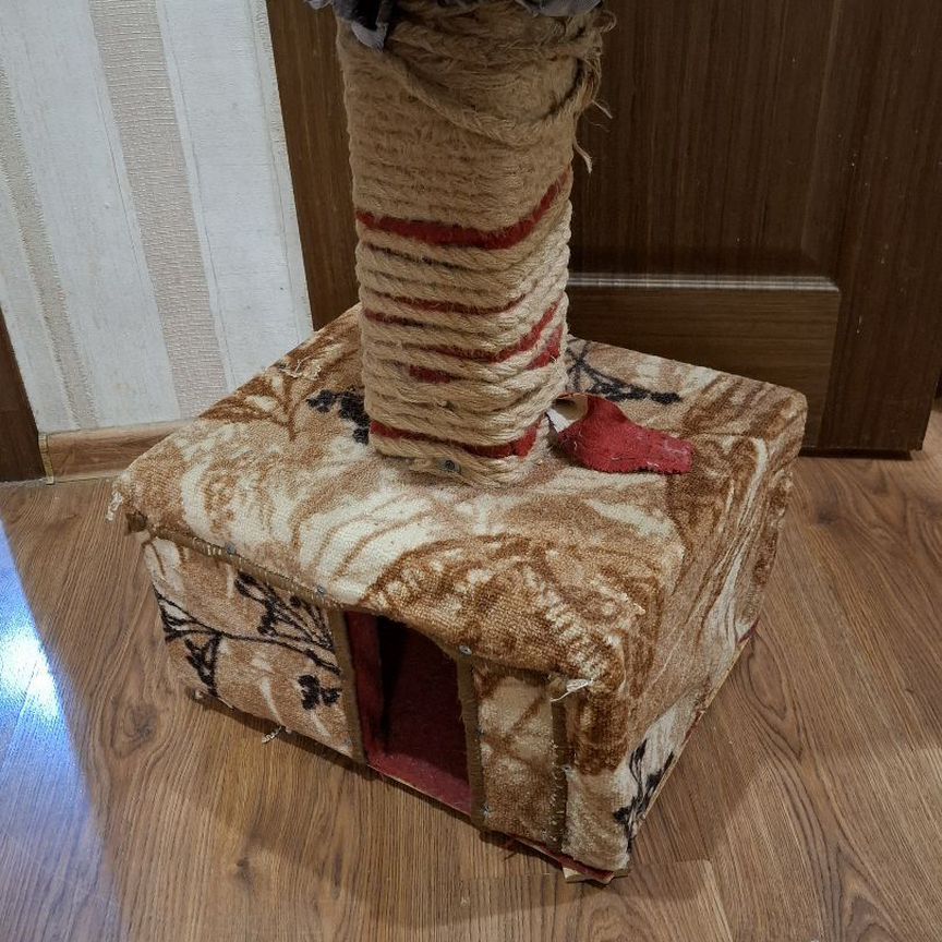 Когтеточка домик для кошки