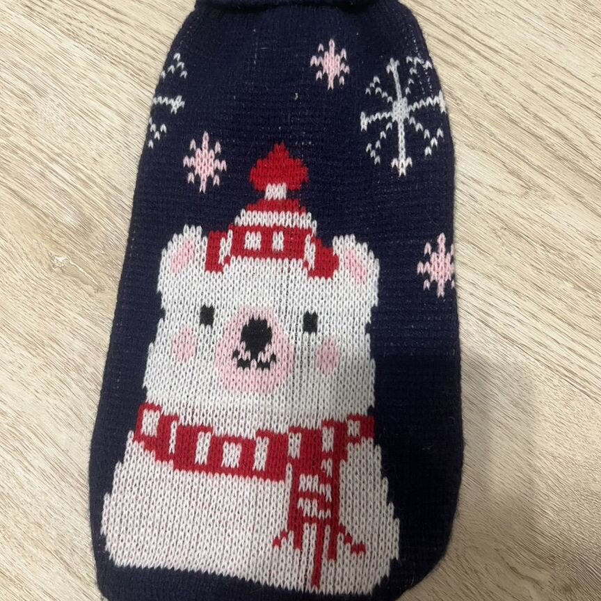 Вязаная кофта для собак маленькой породы