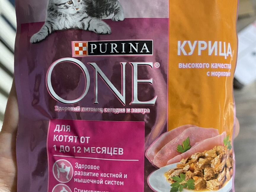 Purina one для котят влажный корм