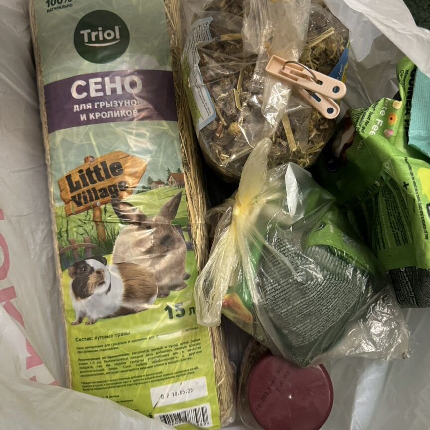 Корм little one сено для морских свинок