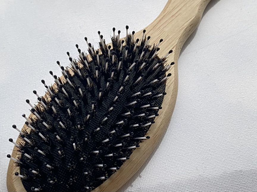 Мягкая щетка с натуральной щетиной