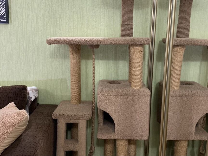 Домик когтеточка для большой кошки