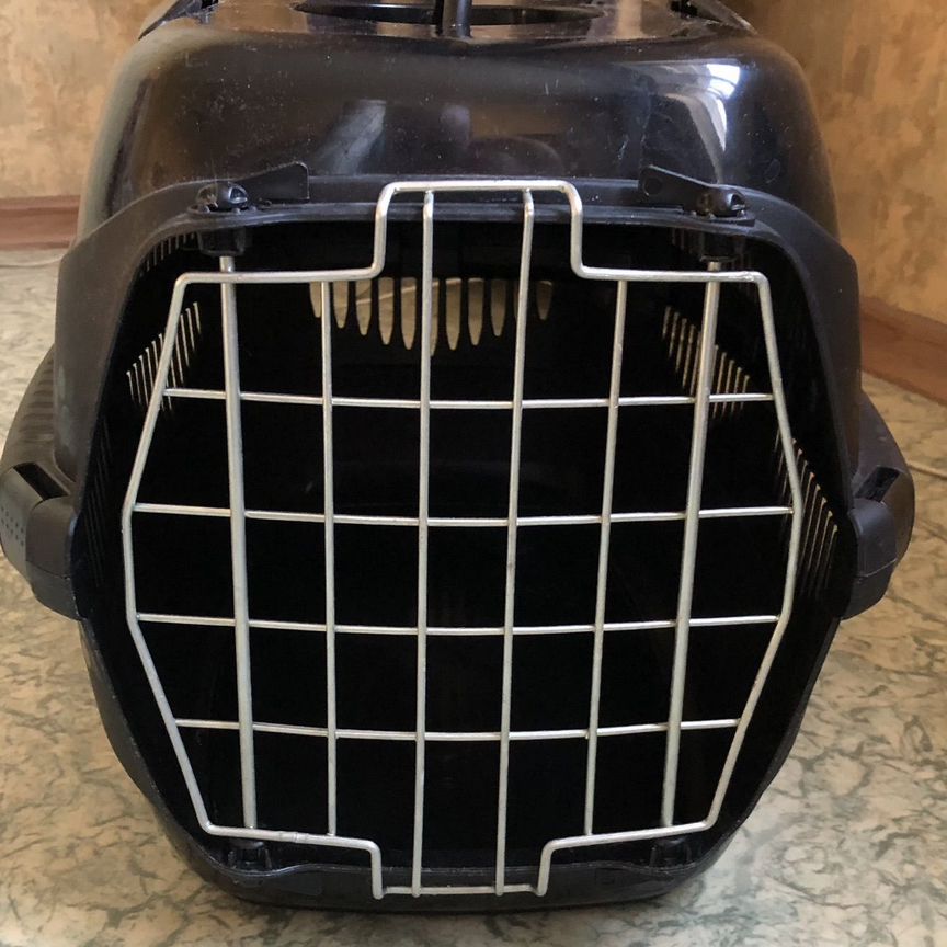 Переноска, чесалка, миска для кошек