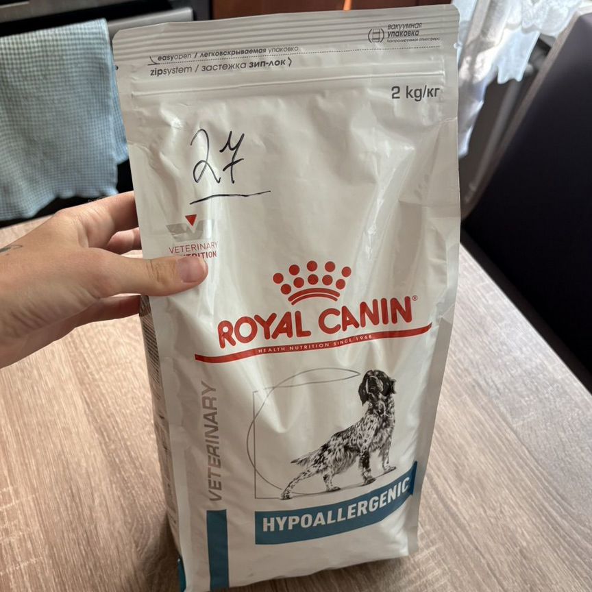 Корм для собак royal canin гипоаллергенный 2 кг