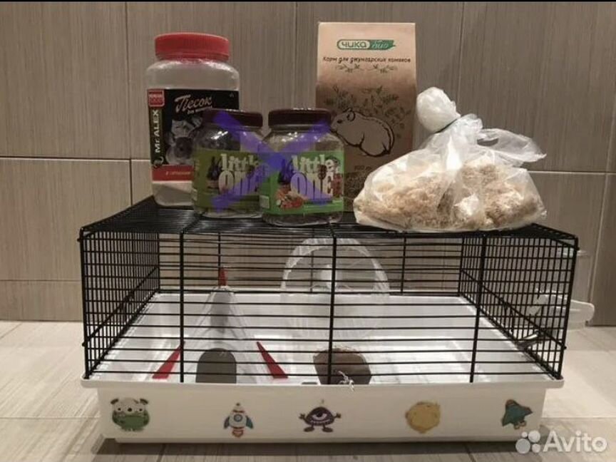 Клетка для хомяка Ferplast Criceti 9 Space + корм