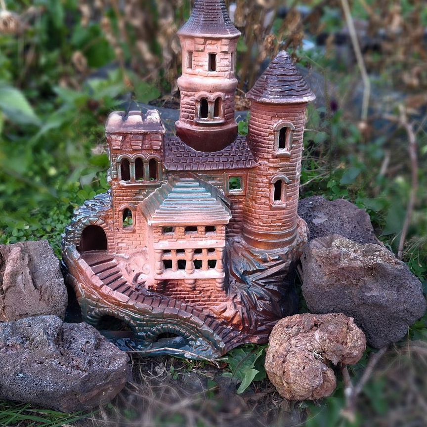 Крепость керамическая, декор для аквариума