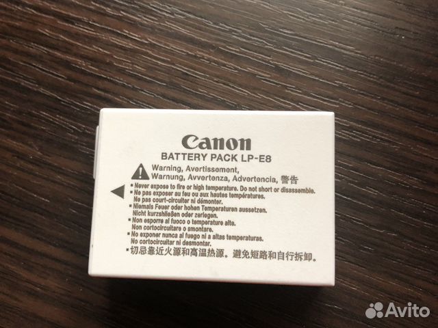 Аккумулятор canon lp e8 купить в Москве | Электроника | Авито