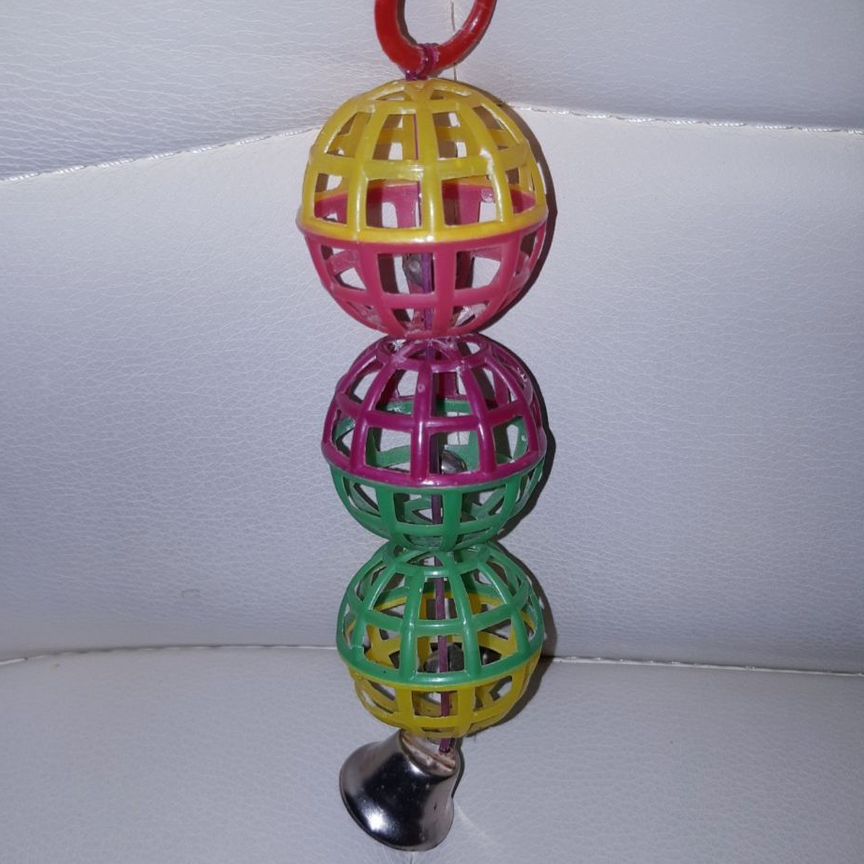 Игрушка колокольчик для птиц