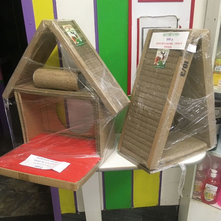 Когтеточка для кошек картонная