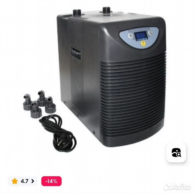 Охлахладитель аквариумный для раков аксалотелей