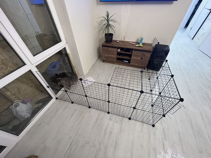 Вольер из секций